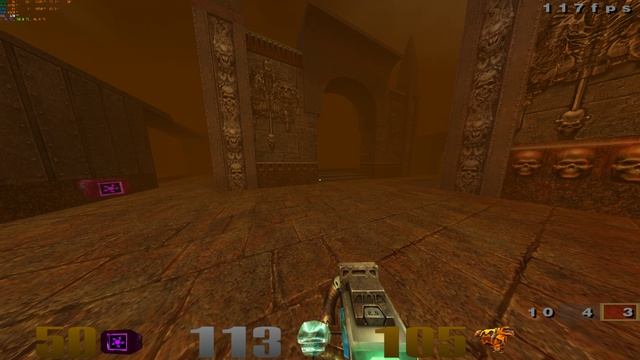 Quake 3 arena 4k, сложность крутой, прохождение TOURNEY5