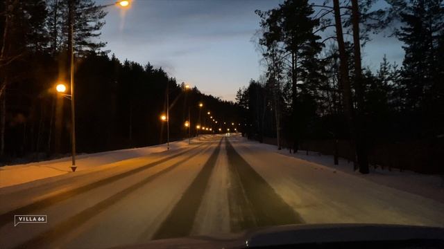 Зимняя ночь. Группа поселков "Заповедник" 2021