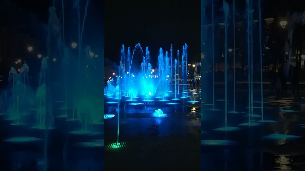 Поющие фонтаны Воронежа 7 мая 2021г.