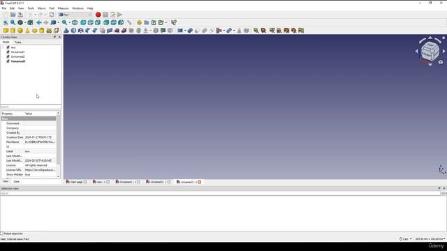 2. The FreeCAD Document