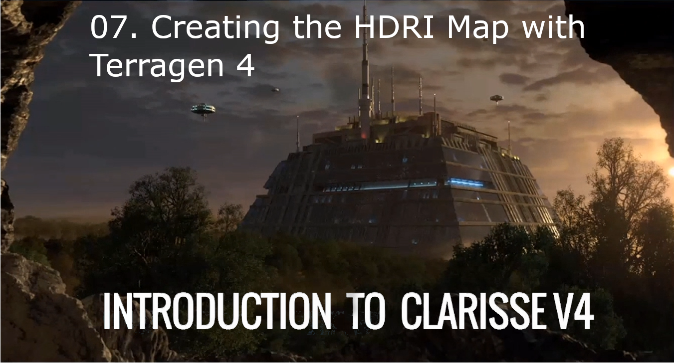 07. Creating the HDRI Map with Terragen 4