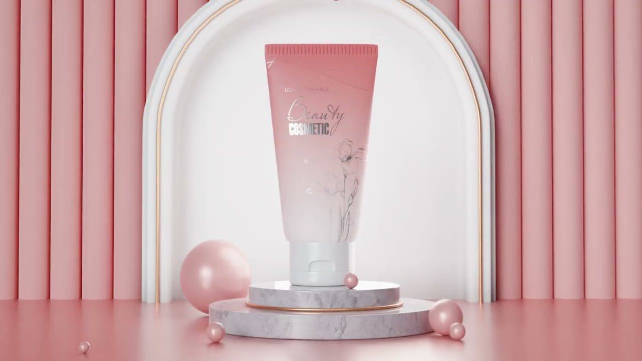 Пример рекламы косметики в 3D