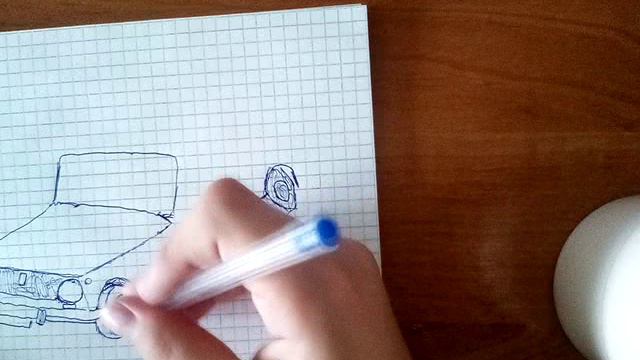 Как нарисовать машину Ваз 2101