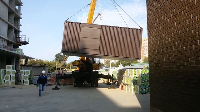 ЭДБ-250-4 в УБК-6 жилой дом, г. Новосибирск (сентябрь 2017)