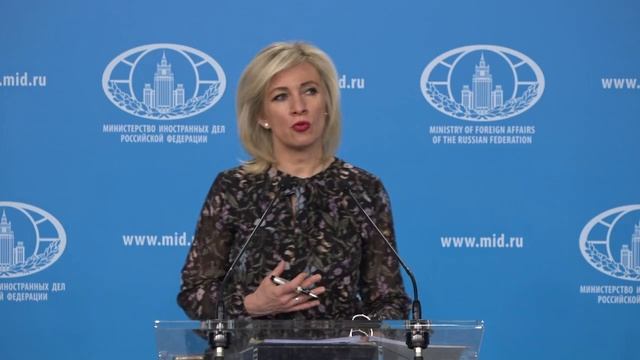 briefing by Maria Zakharova on April 28, 2022.