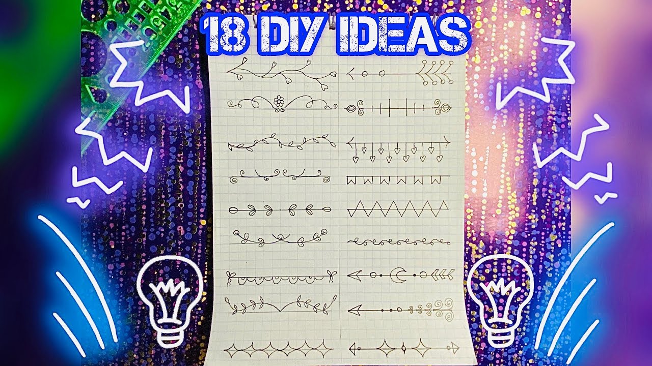 ?DIY 18 ИДЕЙ ✨ для оформления ЛД ?Part 1 ?Lina ART