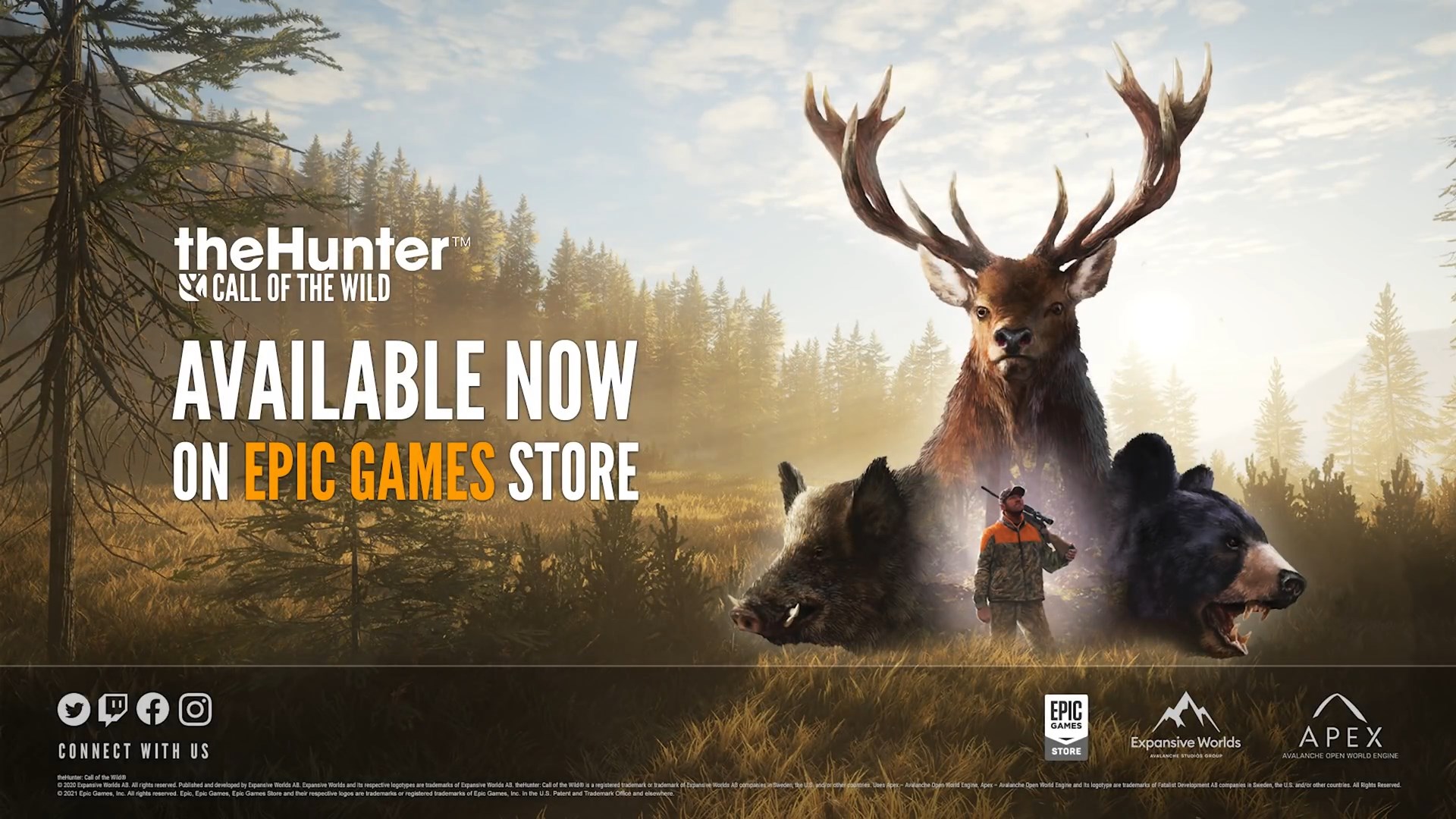 theHunter:  Call of the Wild | Epic Games Store Trailer | симулятор охоты