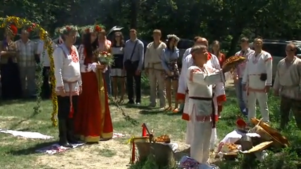 Венчание, Славяно-Русский  народный обряд в традиции.