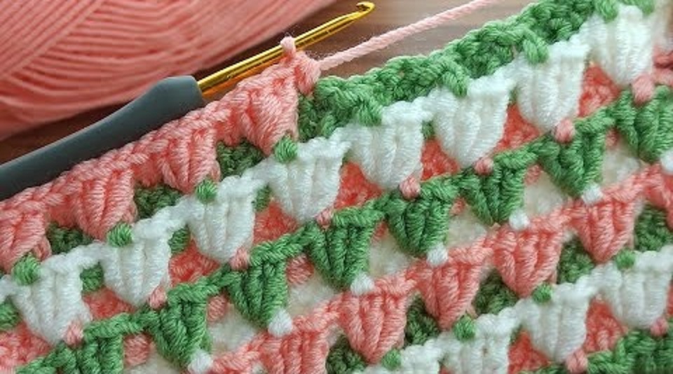 Очень простой узор для вязания крючком