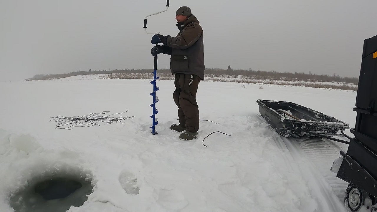 Установка перемета на налима