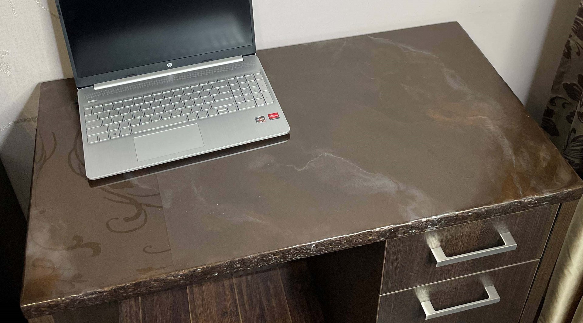 Стол из эпоксидной смолы под натуральный камень! 1/2 МЕЧТЫ!