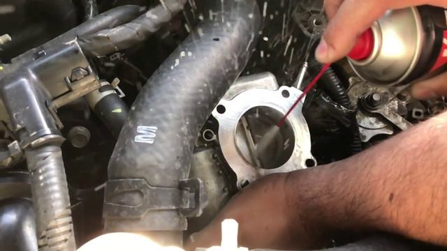 Киа Рио 3 Чистка дросселя