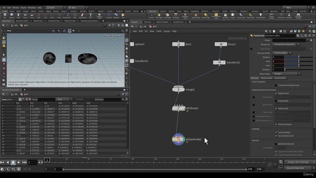 5. attribute promote and poly extrude
