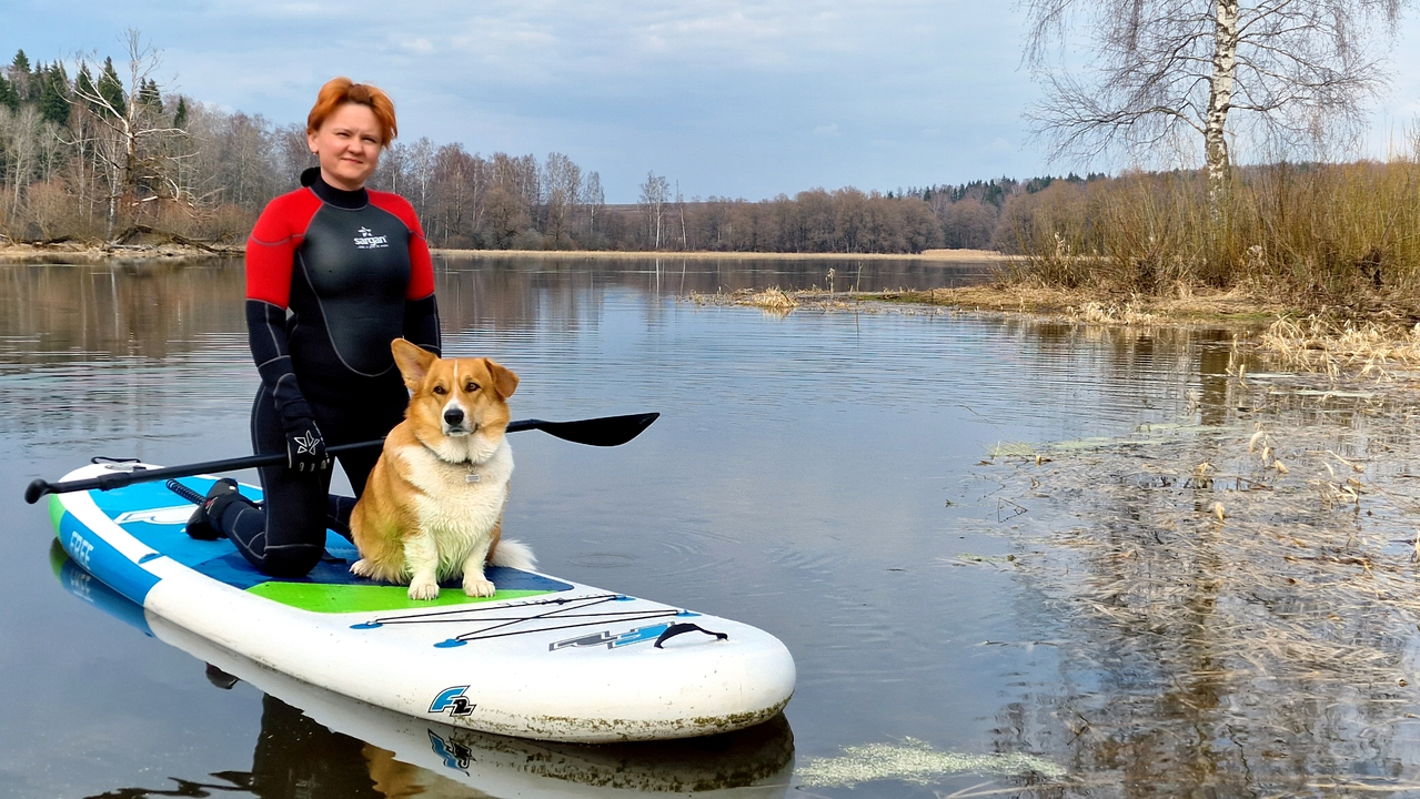 Первый SUP сёрфинг в 2023 уже в апреле