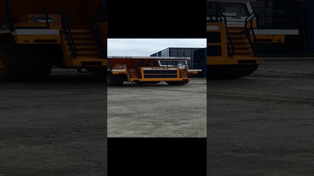 БелАЗ-7555, поездка по полигону завода #беларусь #белаз #покатушки