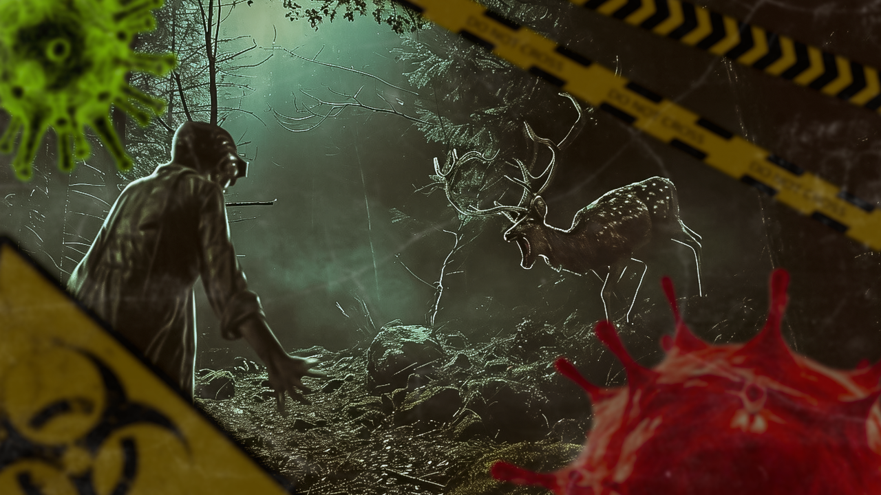 Люди впервые стали жертвами болезни оленей-зомби. «ВИРУС ЗОМБИ». #вирус #олени #зомби