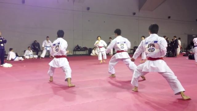 японцы тренировка тройка_Jion_ training @ WKF World Championship 2012.mp4