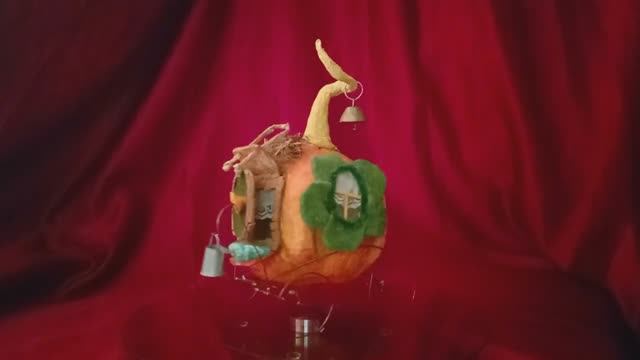 Домик из соленого теста "Карета-тыква"