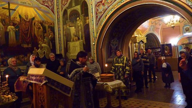 "Освящение хлебов" Ильинский храм Серпухов