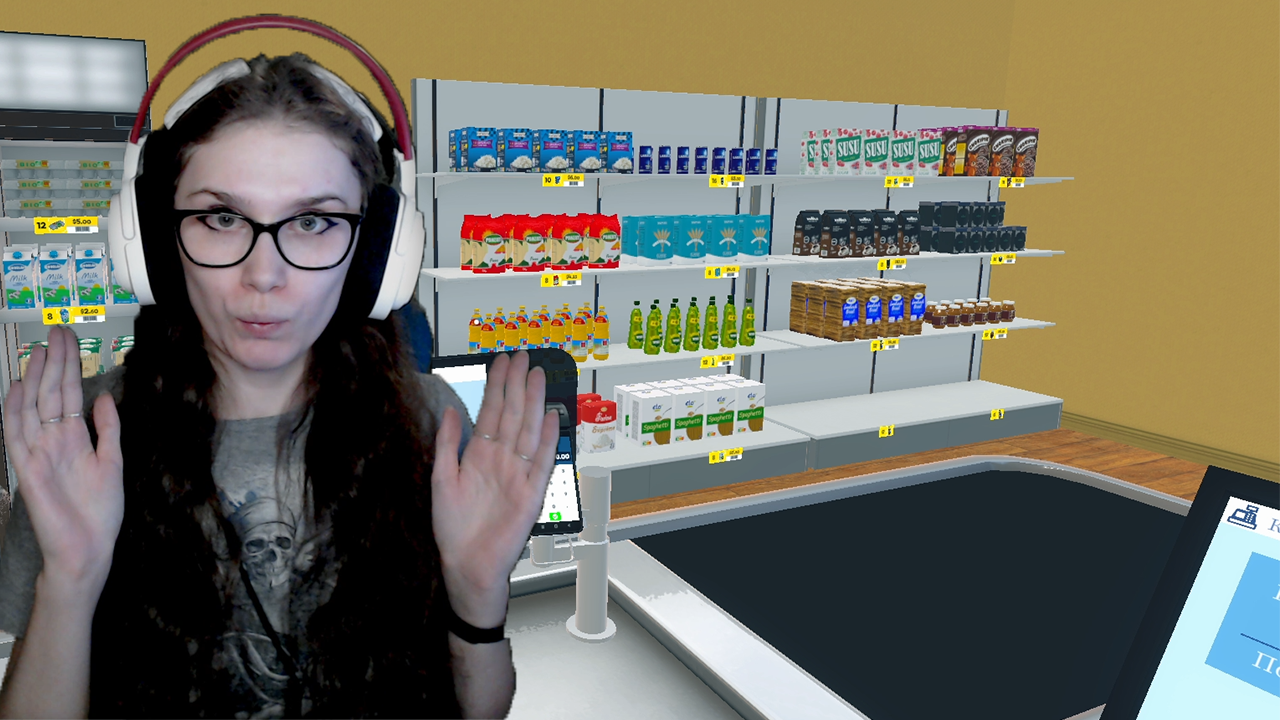 Полки ломятся от продуктов ✮ Supermarket Simulator ✮ #2