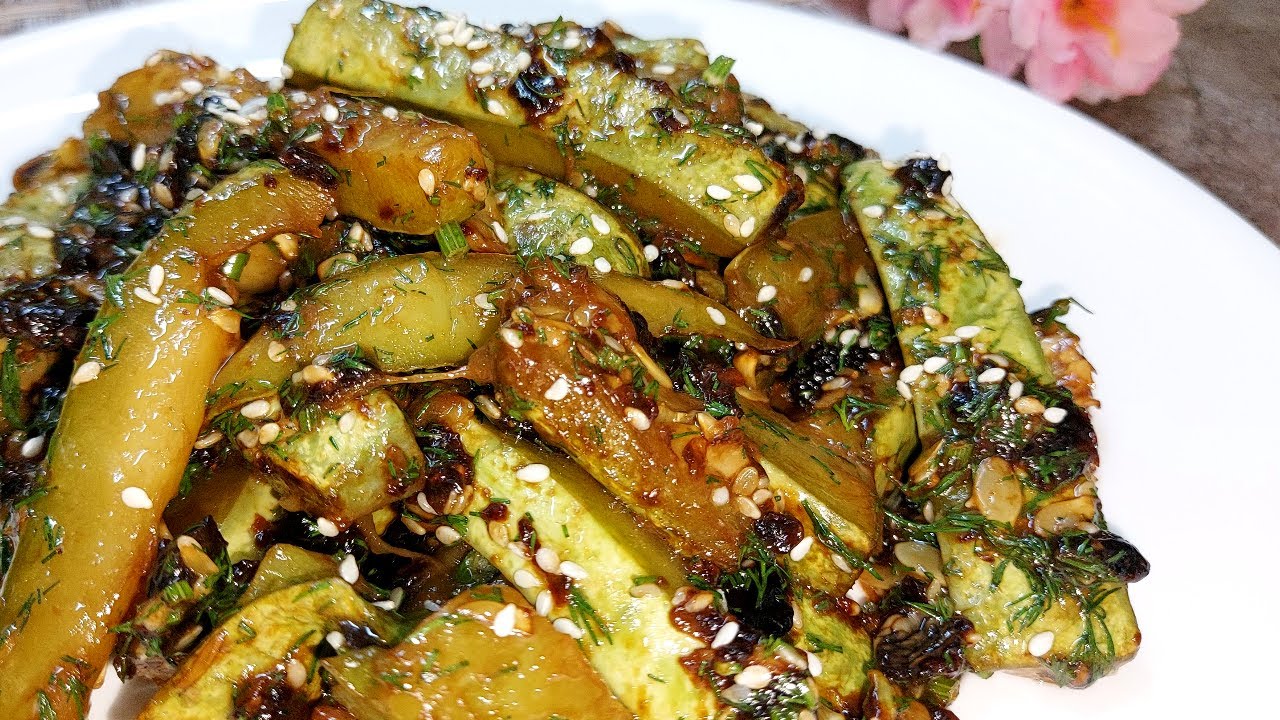 Не КАБАЧКИ, а Объедение! Как Грибы!  Кабачки  за 10 минут. Салат или закуска из Кабачков..mp4