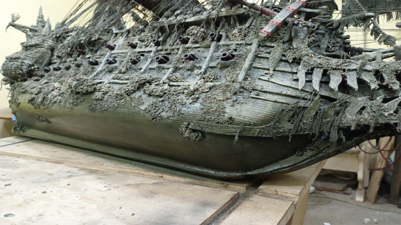 № 1 Рестоврация  корабля летучего голландца.