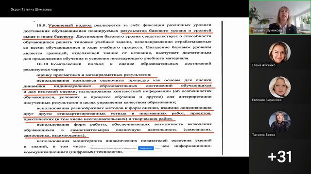 Построение внутренней системы оценки качества