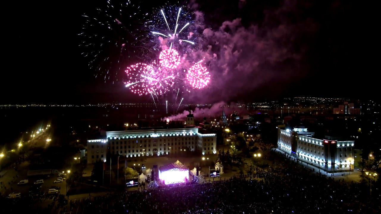 Салют на День города. Иркутску 357 лет!