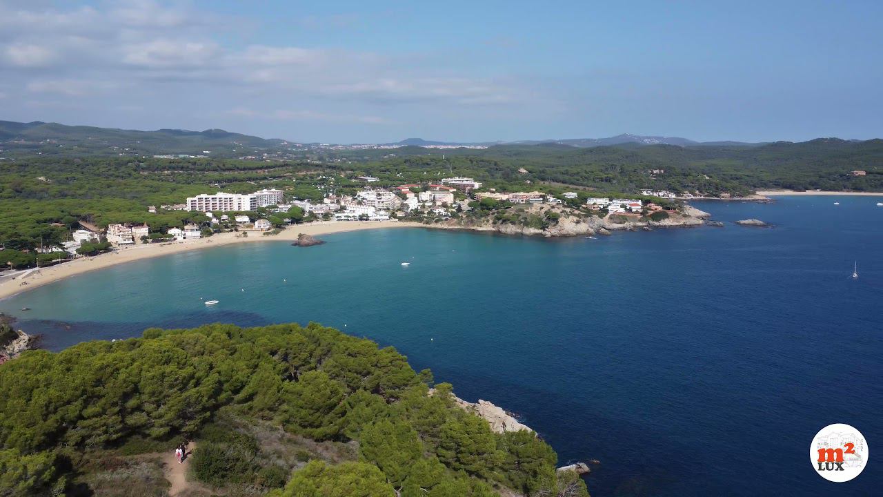 Бухта Ла Фоска, Паламос, Коста Брава, Испания. 17 октября 2021г.