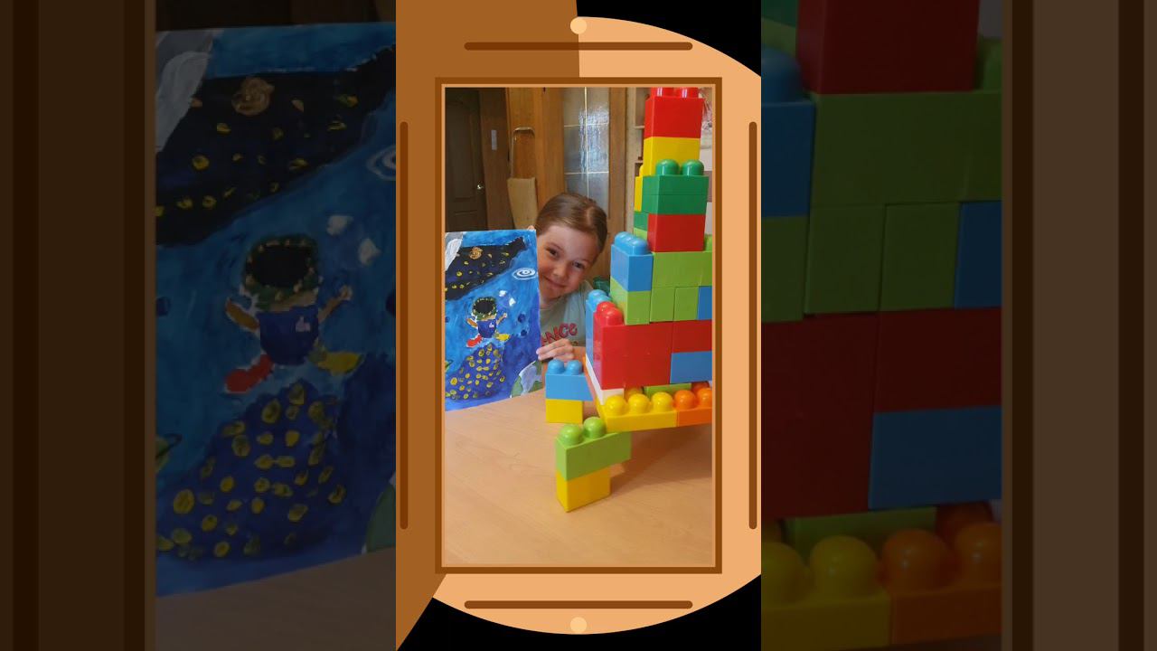 #Сидимдома. С днем космонавтики. Средняя группа №11