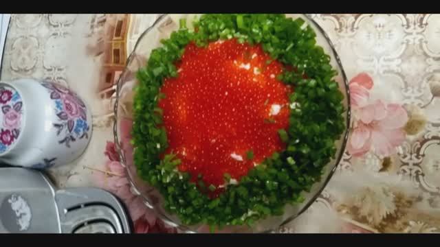 Салат Дары моря.