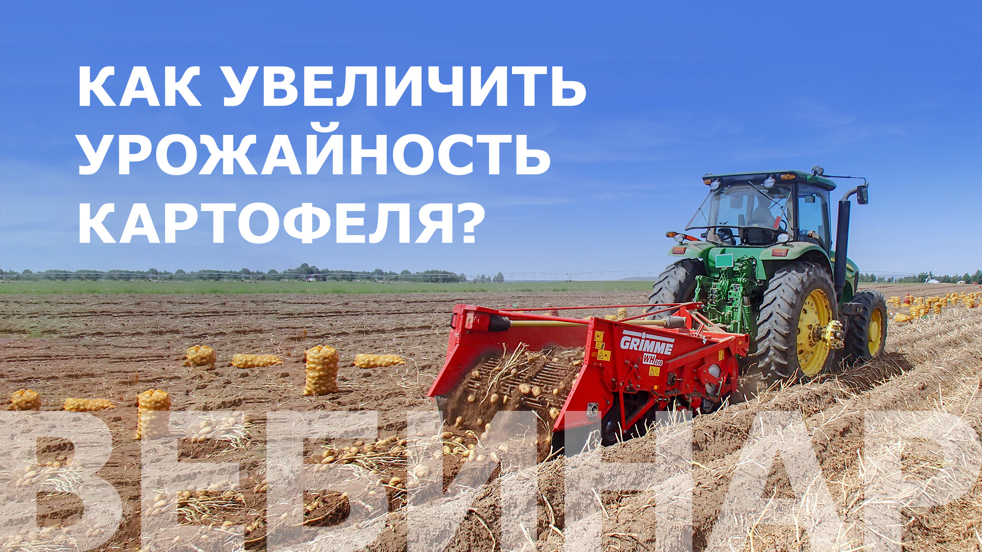 Как с помощью внедрения новых технологий увеличить урожайность картофеля