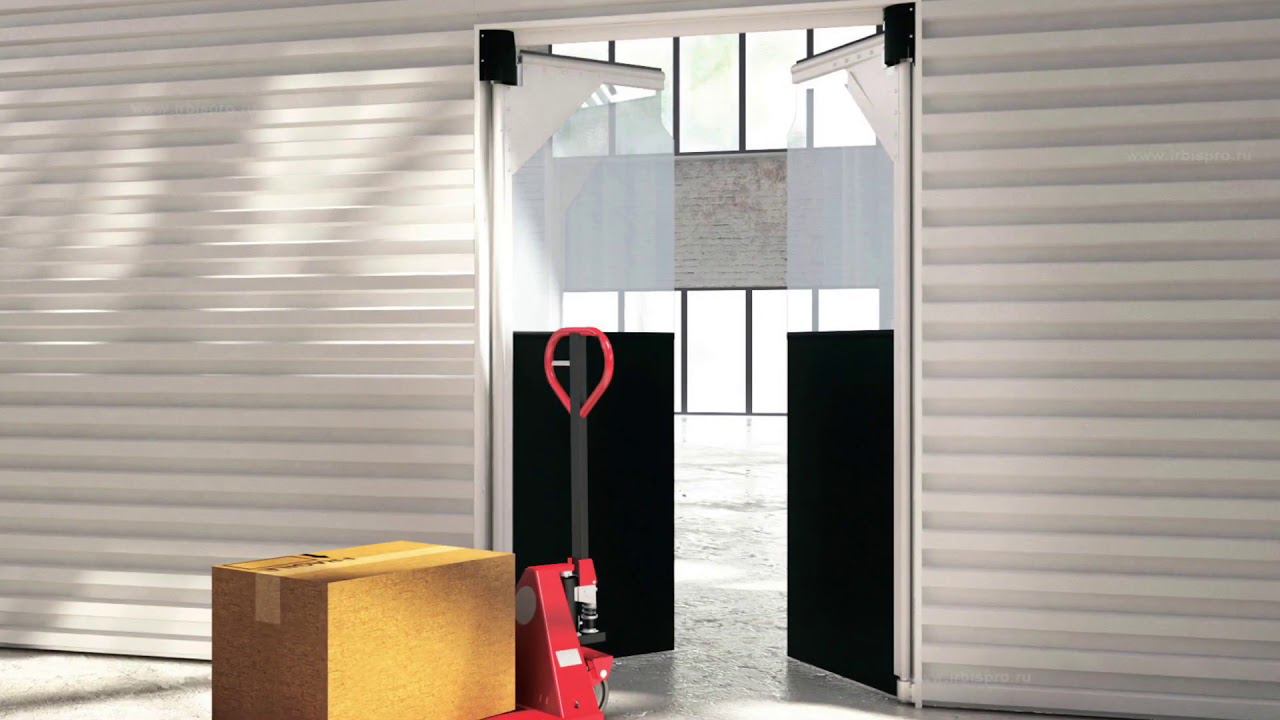 Маятниковые двери пленочные Irbis для пищевых производств, складов и мясокомбинатов