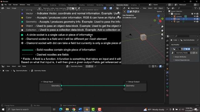 8 - Geometry Node Types Sockets