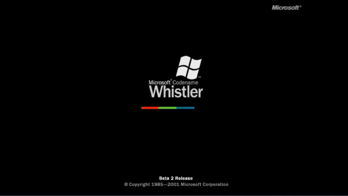 Ошибка установки Windows Whistler build 2458