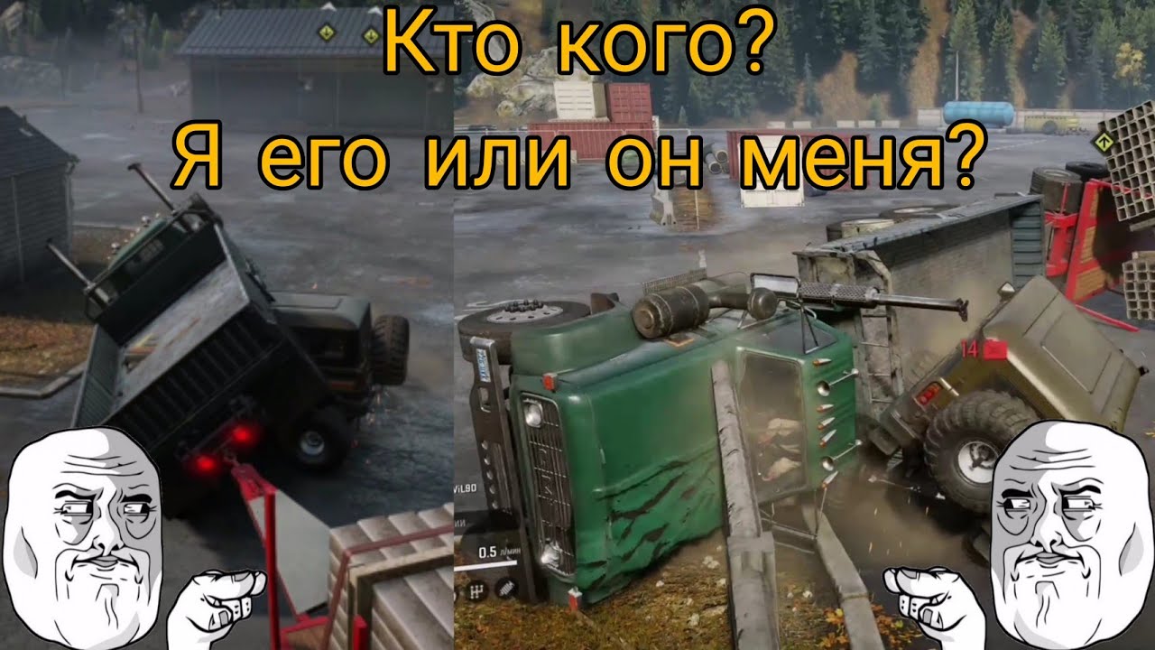 Пободаемся в SNOWRUNNER и достроили наконец этот мост