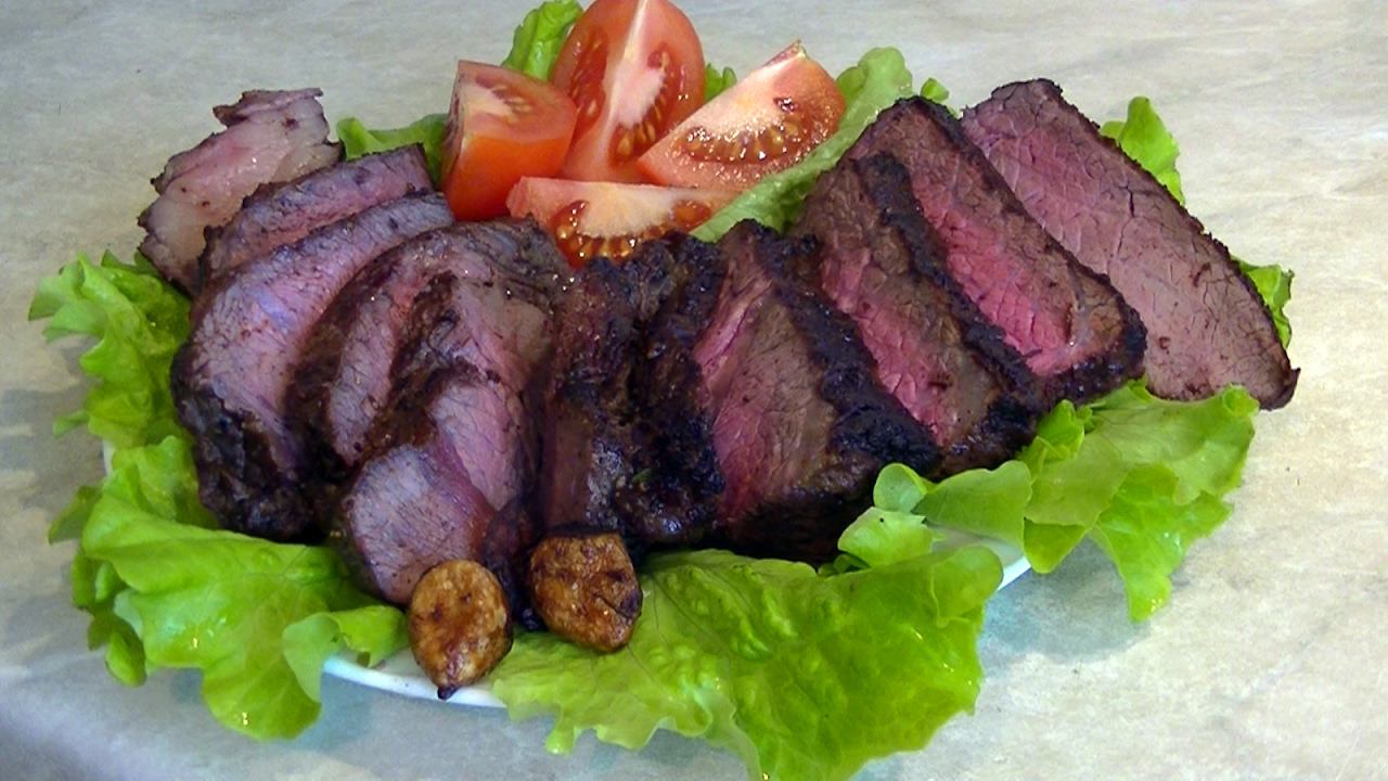 Пробуем приготовить стейк