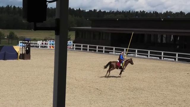 20190720 Иваново поле 2019. Рыцарский турнир 13 в. Skill at Arms (упражнения со снарядами)