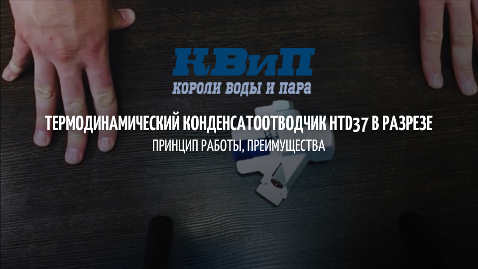 Термодинамический конденсатоотводчик HTD37 В РАЗРЕЗЕ: принцип работы, преимущества