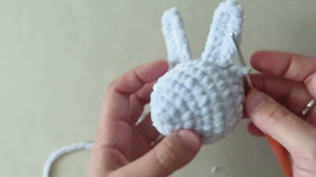 зайчик крючком, МК, ч.5 ГОЛОВА