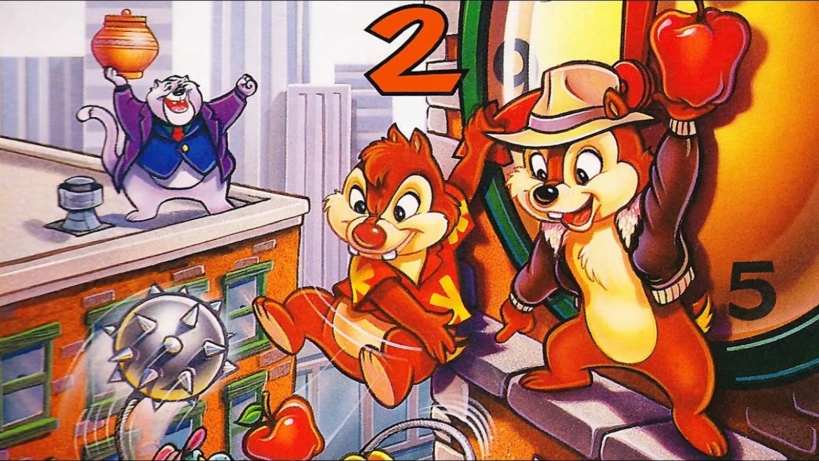 Chip 'n Dale: Rescue Rangers 2 (PS4) [прохождение • Дейл + гонка со временем + битва с боссом]