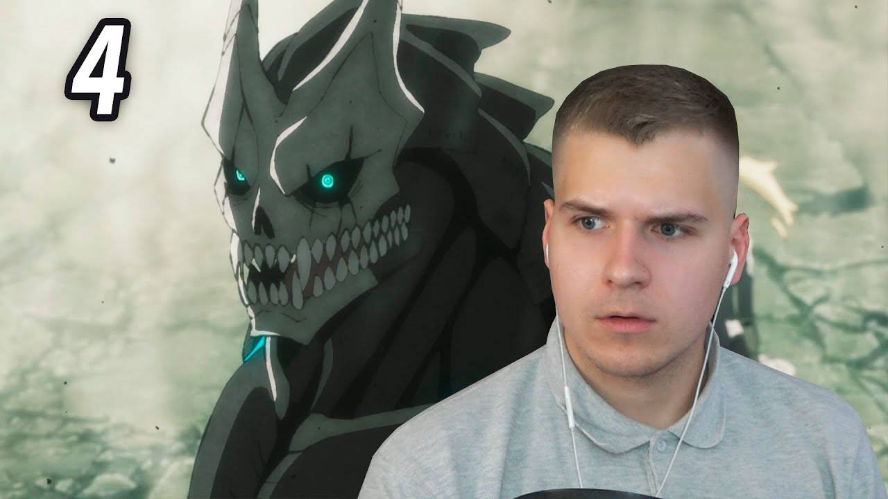 Спаси ЕЁ! | 4 серия Кайдзю №8 | Реакция на аниме