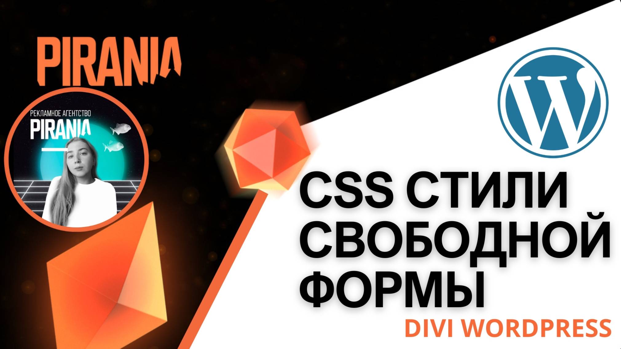 CSS стили свободной формы в Divi WordPress