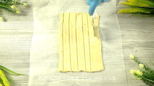 Торт Полено из слоёного теста с шоколадным кремом (простой, бюджетный и вкусный рецепт)