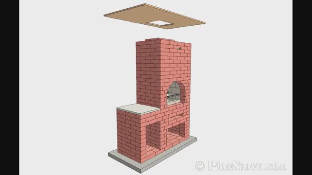 6x2.5 br-tl-st 3.0.0 - Проект барбекю из кирпича