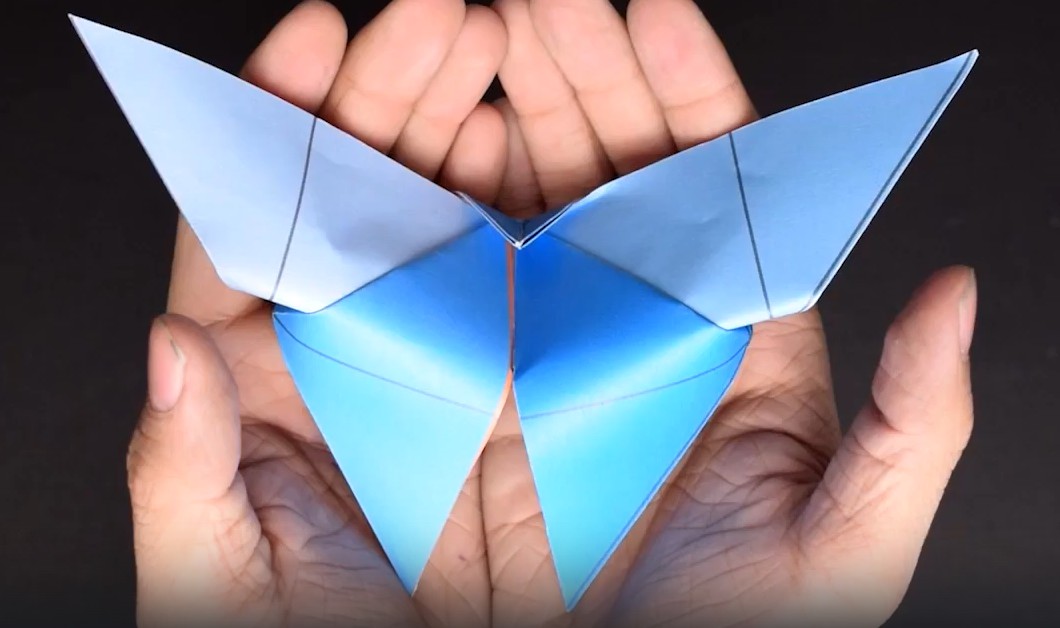 Как просто сделать бабочку оригами