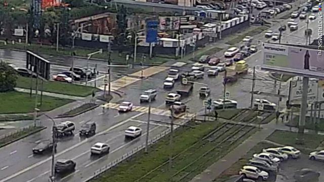 ДТП на ул. Масленникова, Омск