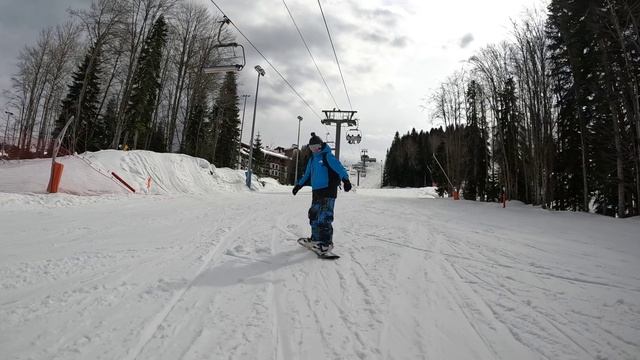 Сноуборд, покатушки 2023