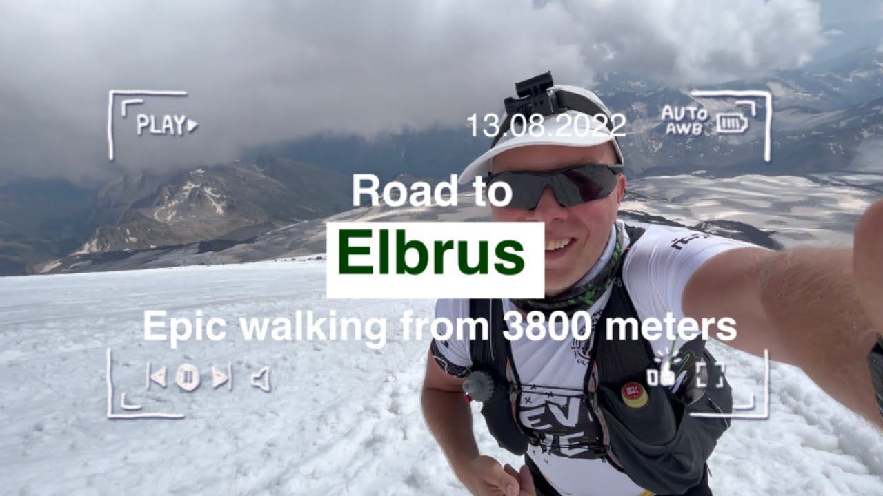 Road to Elbrus. Epic walking from 3800 meters to 4950