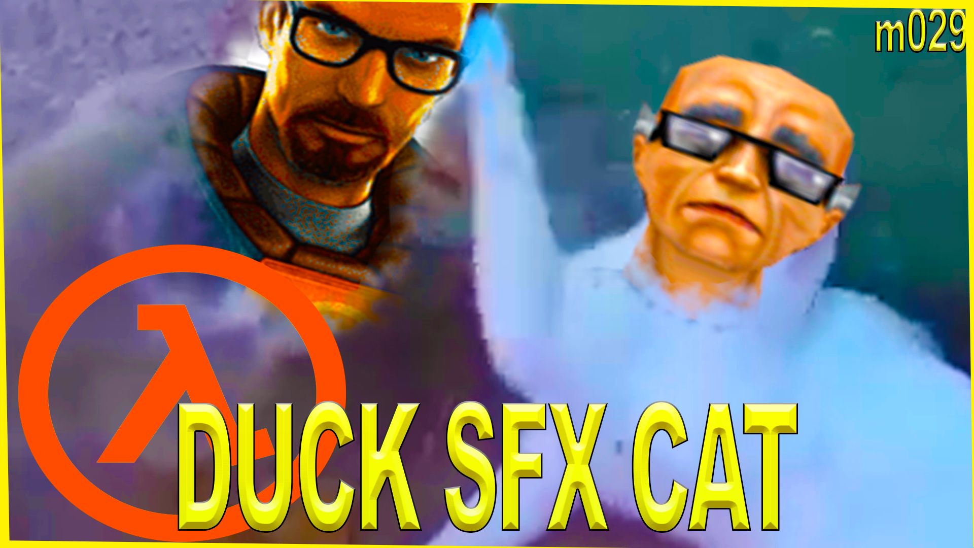 Юмор - кот против уточек. Стрелка, махач, кровища, мясо во все стороны! Под озвучку Half life SFX